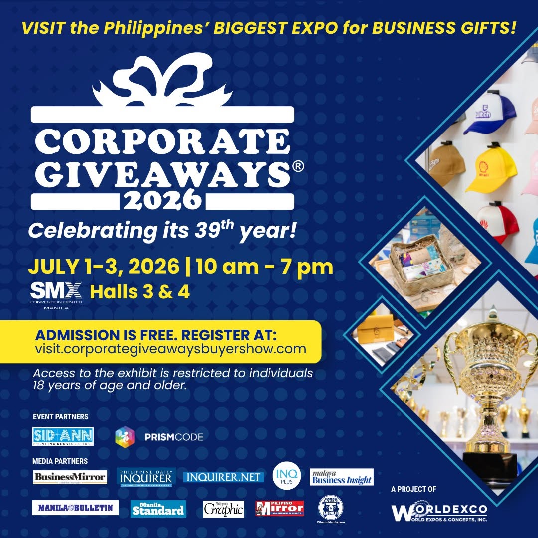 Corporate Giveaways Buyers' Show 2026 | Philstar.com