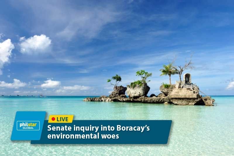 LIVE: Senate inquiry into Boracay's environmental woes | Philstar.com