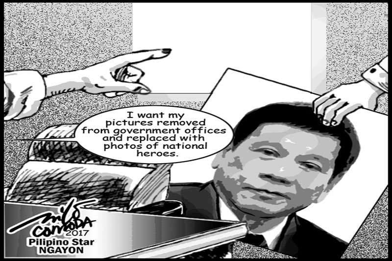 EDITORYAL - Picture ng bayani ang isabit | Pilipino Star Ngayon
