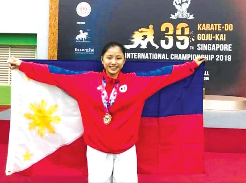 Cebuana karateka shines in Singapore | The Freeman