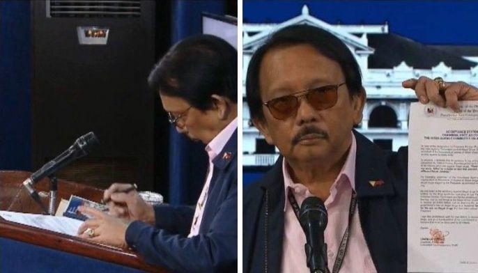 PANOORIN: Bagong ICAD co-chair nilagdaan ng sariling dugo ang ... PANOORIN: Bagong ICAD co-chair nilagdaan ng sariling dugo ang ...