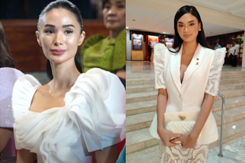 Heart, Pia attend SONA 2025 in white Filipiniana | The Freeman