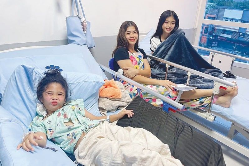 Mga anak ni Melai nag-staycation sa hospital | Pilipino Star Ngayon