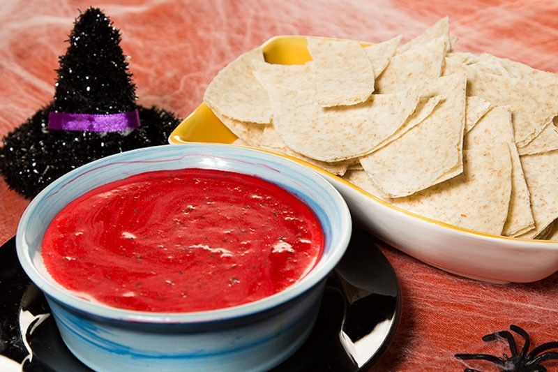 'Bloody' cheese dip recipe for Halloween