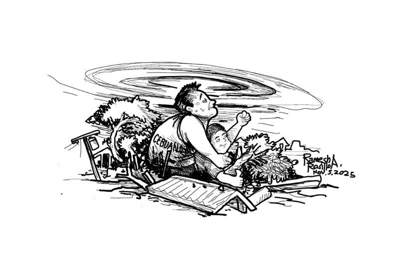 Typhoon Editorial Cartooning Philippines
