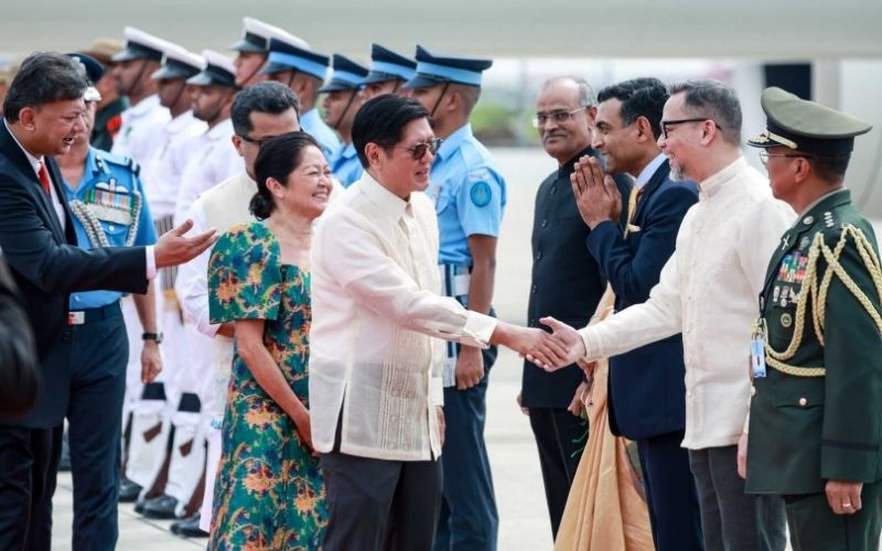Marcos arrives in New Delhi to begin state visit | Philstar.com