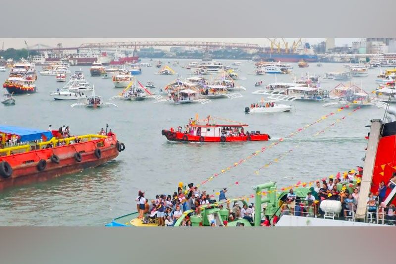 Thousands witness fluvial procession | The Freeman