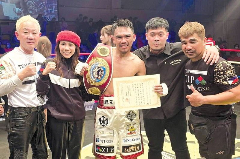 Santisima stuns Japanese champion to win WBO AsPac super bantam belt ...
